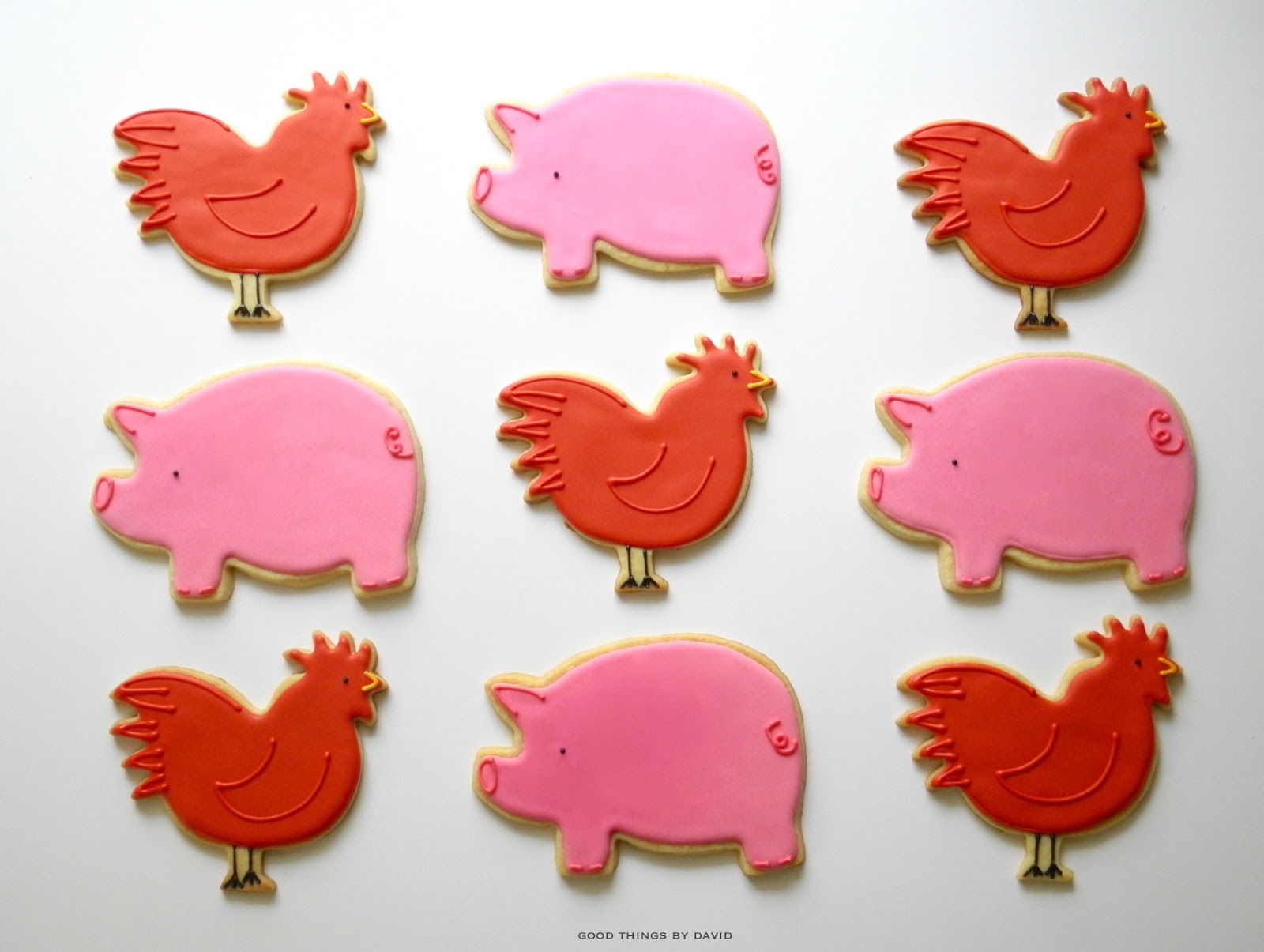 'The Little Red Hen' Sugar Cookies