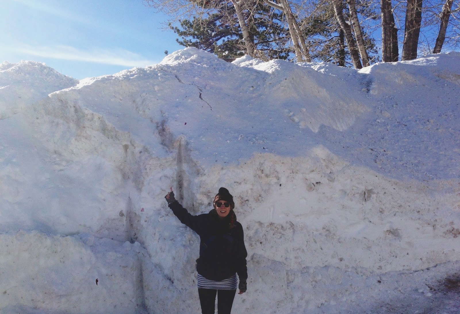 finnfolk: snow wall.