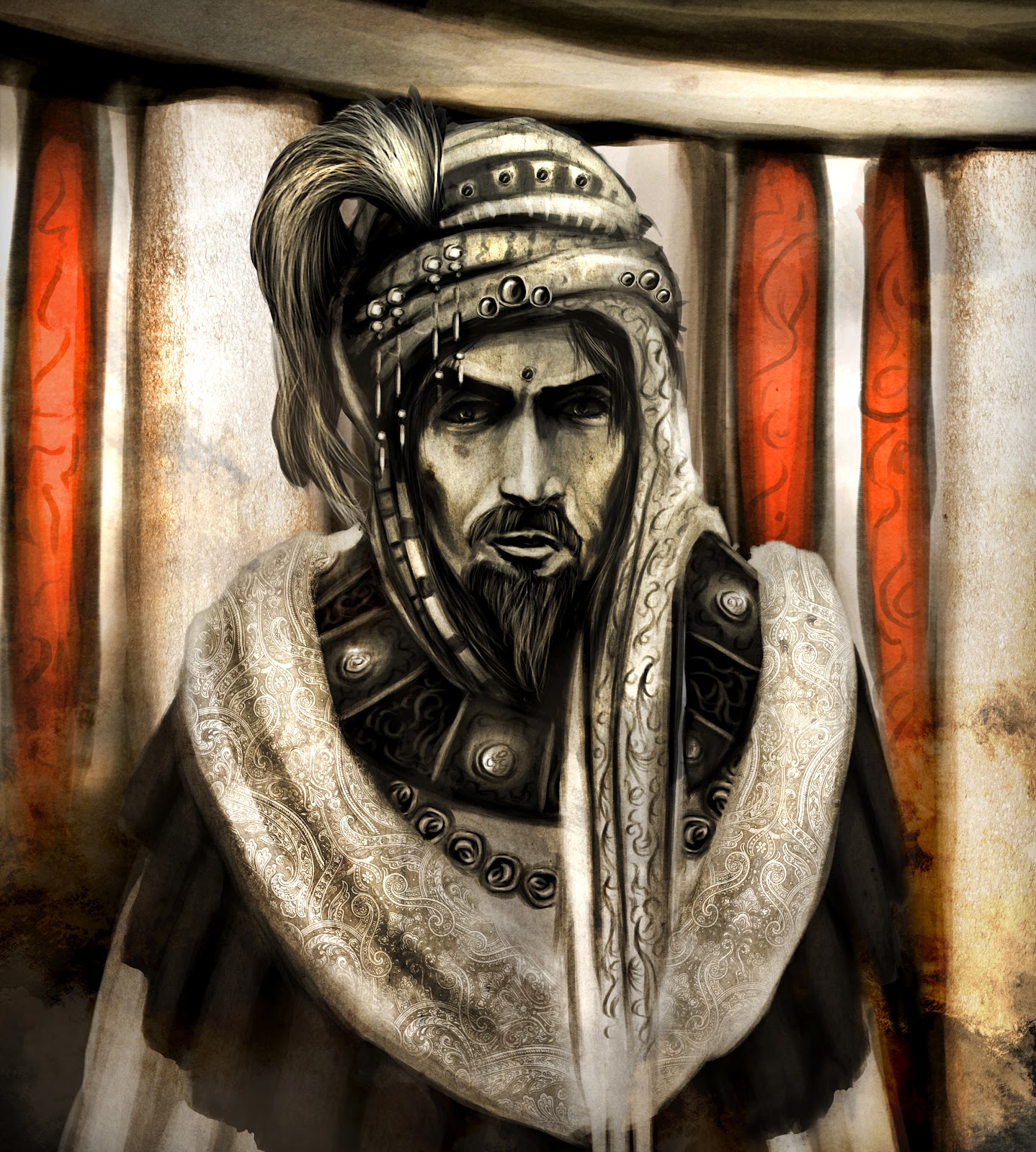 Into the Void: The Merchant; Character design.