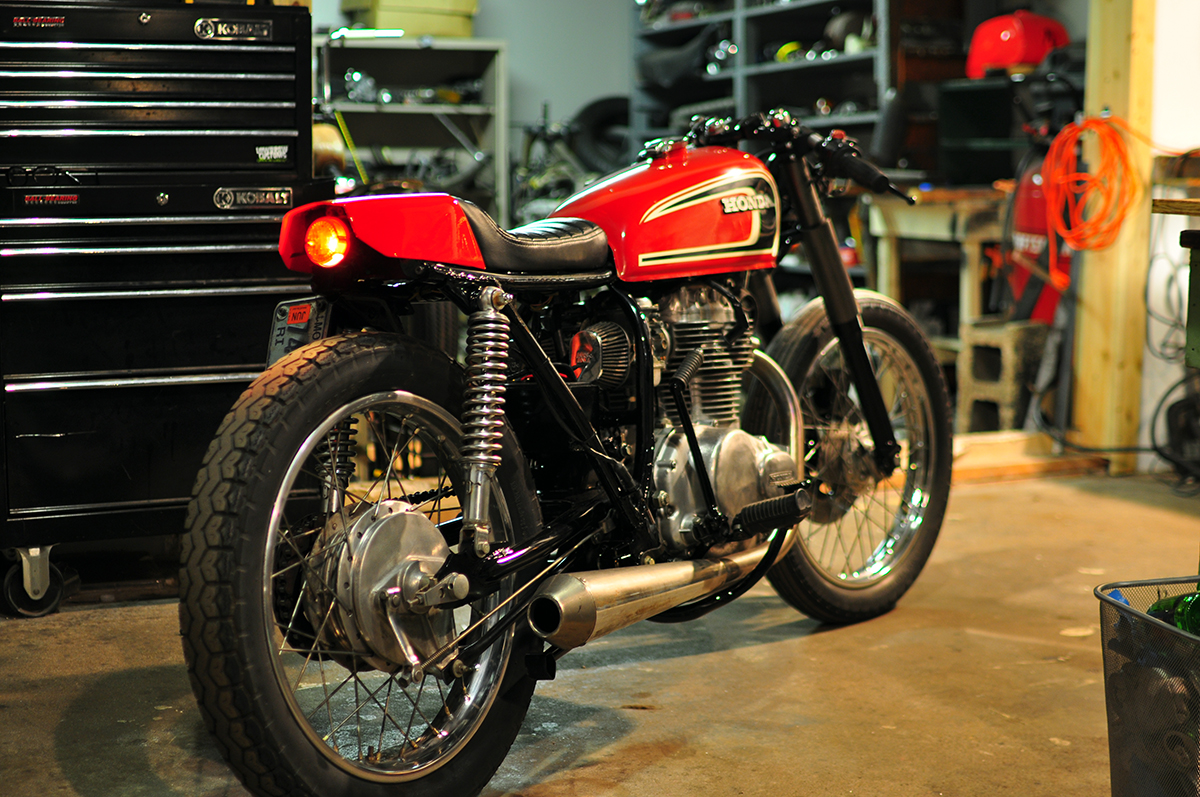Counter Balance Motorcycles: Finally finished... CB 360 Cafe - For Sale