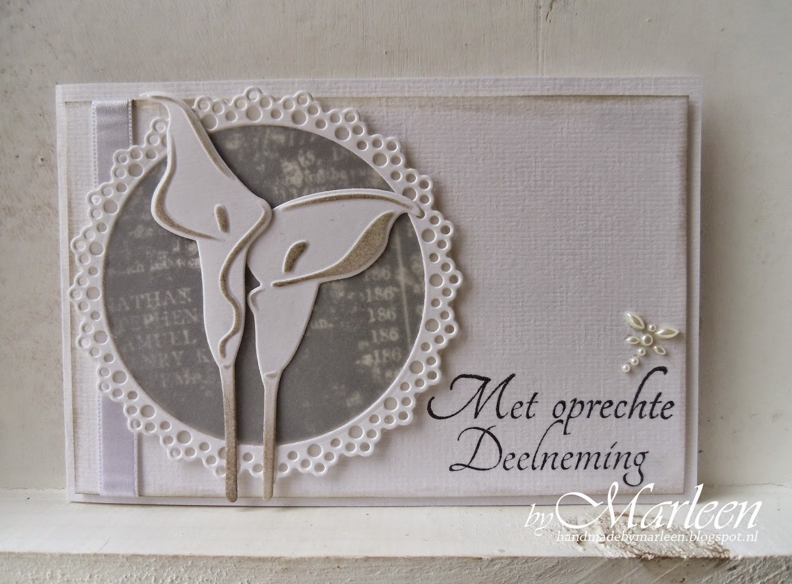 byMarleen: condoleance kaarten van de Demo-dag