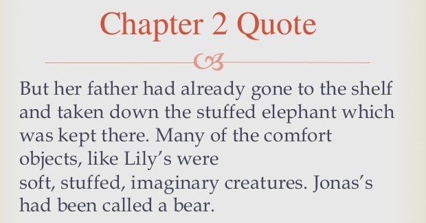 F.C.E : The Giver - Chapters 2 & 3