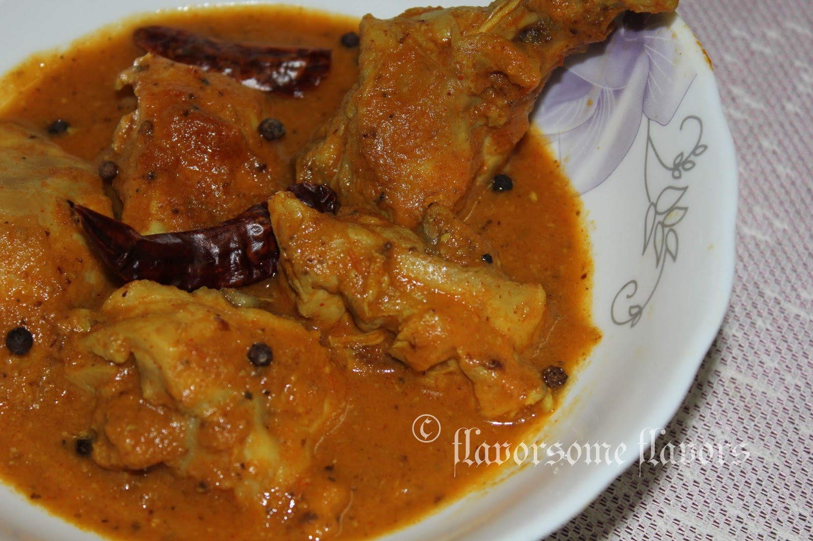 Flavorsome Flavors: Chicken Vindaloo - Goan Chicken Curry