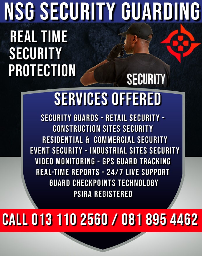 NSG Security Guarding - 081 895 4462