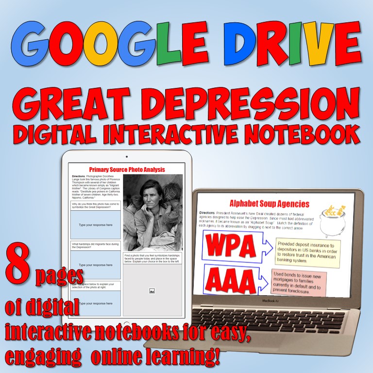 Students of History: Digital Interactive Notebooks With Google Drive Students of History: Digital Interactive Notebooks With Google Drive