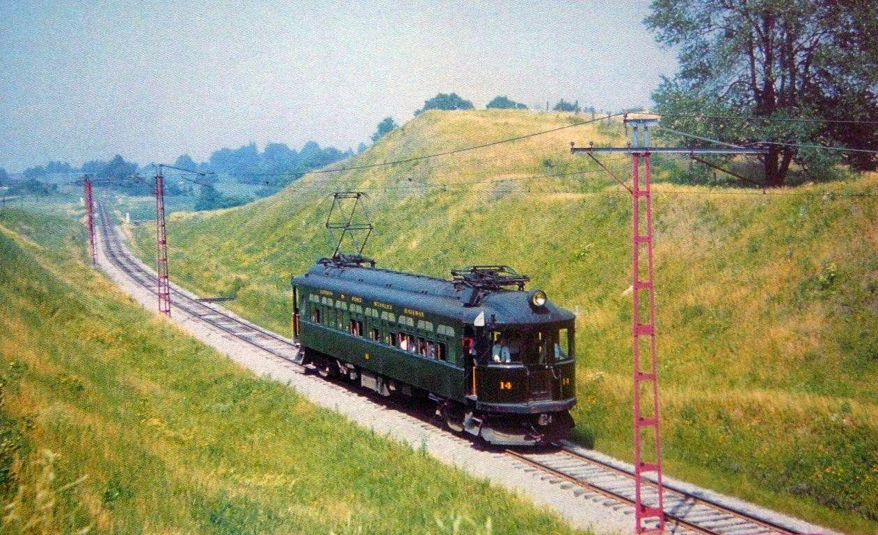 transpress nz: London and Port Stanley Railway, Ontario, Canada, 1954