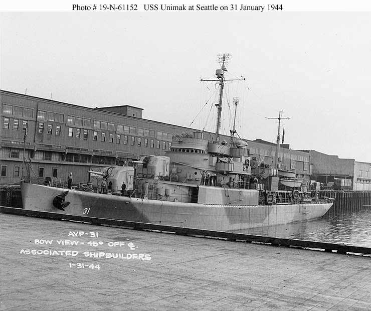 Naval Warfare: USS Unimak (AVP-31)