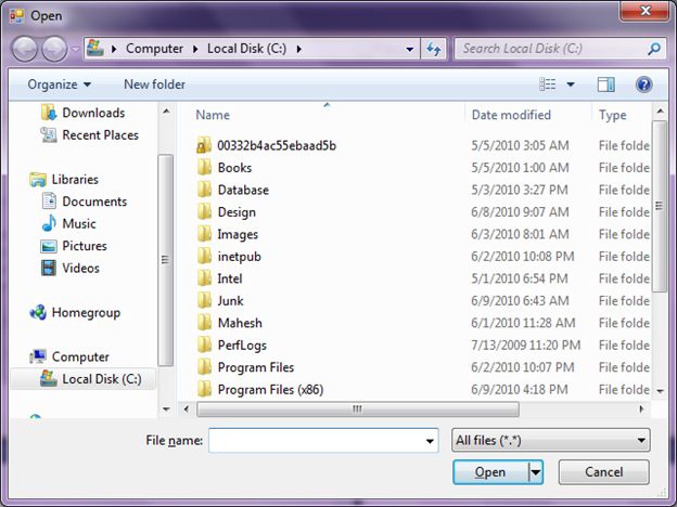 3.- Uso de OpenFileDialog C# (Forms)