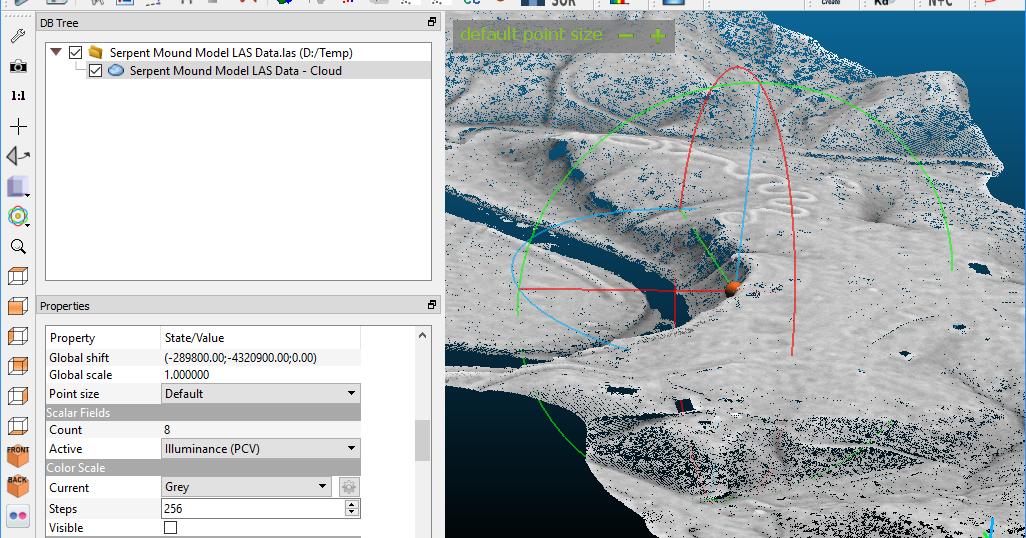 dominoc925: Interactive cross-section in Cloud Compare