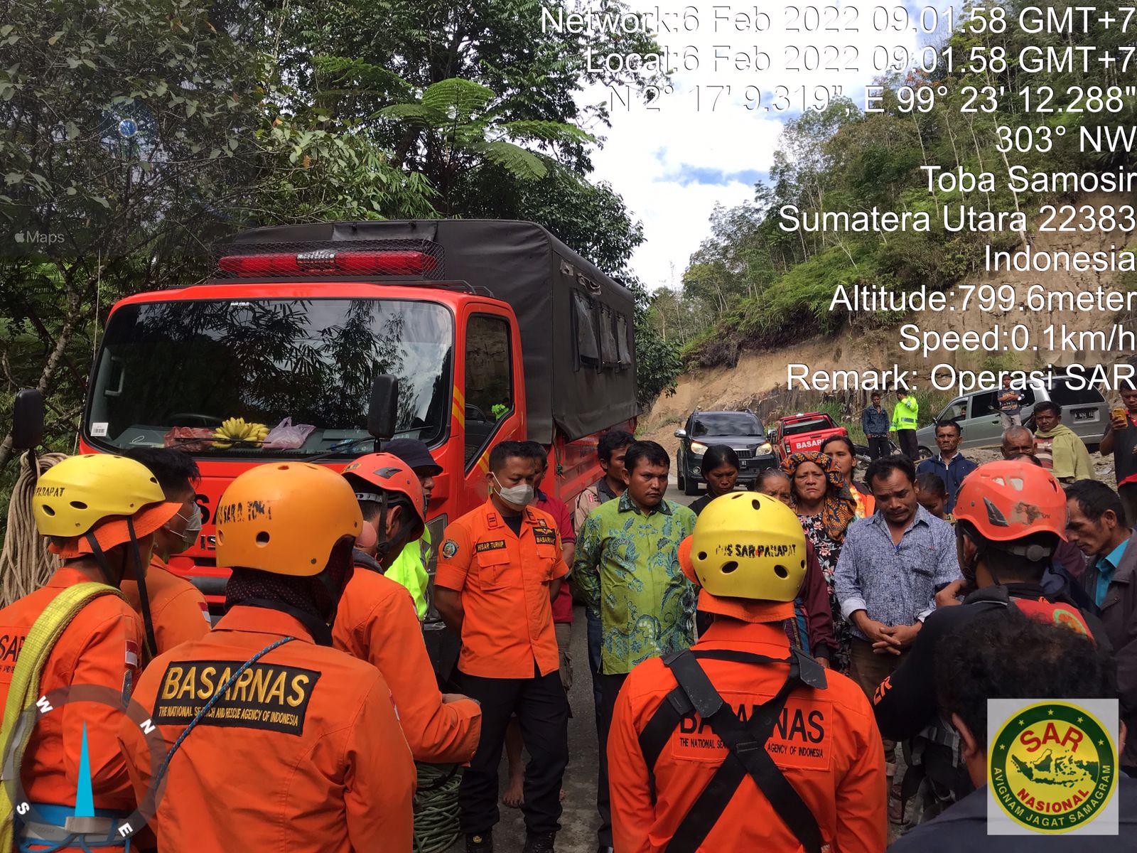 Basarnas Pos SAR Danau Toba terus upayakan pencarian Pengemudi Mobil ...