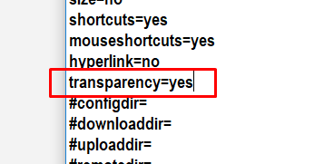 Kitty Transparency Feature