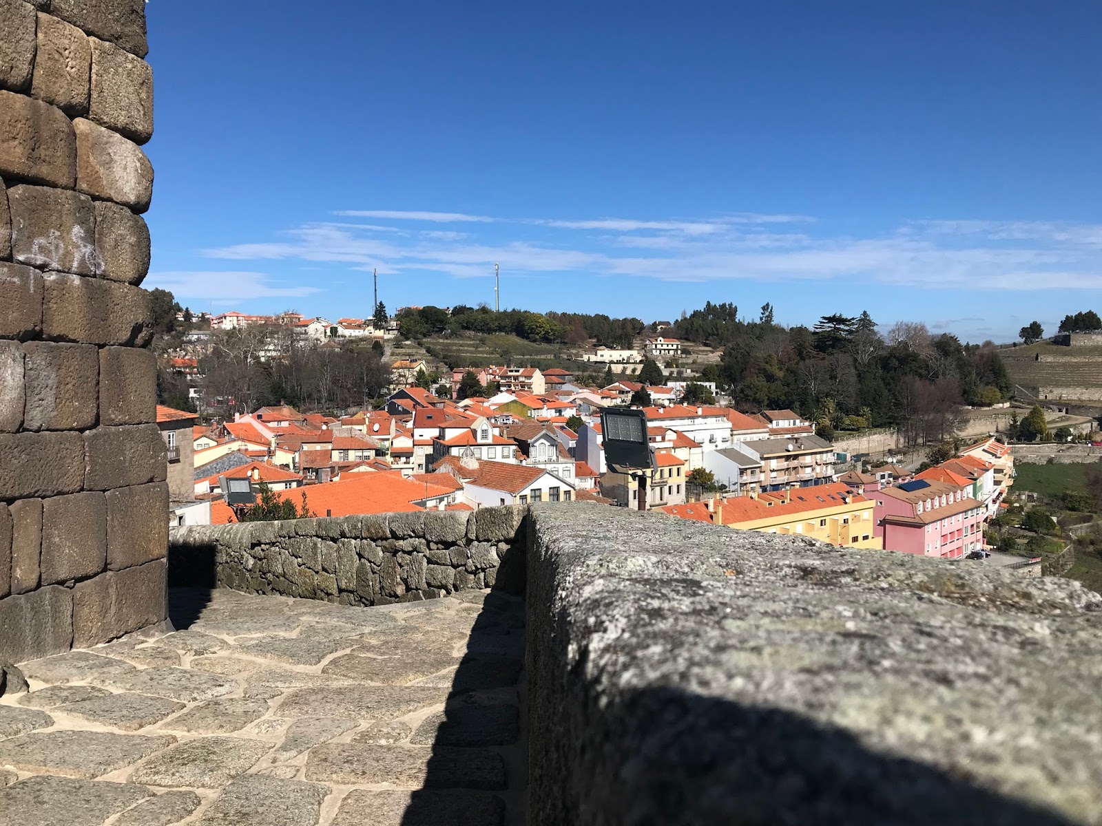 Entrada a norte no Castelo de Lamego