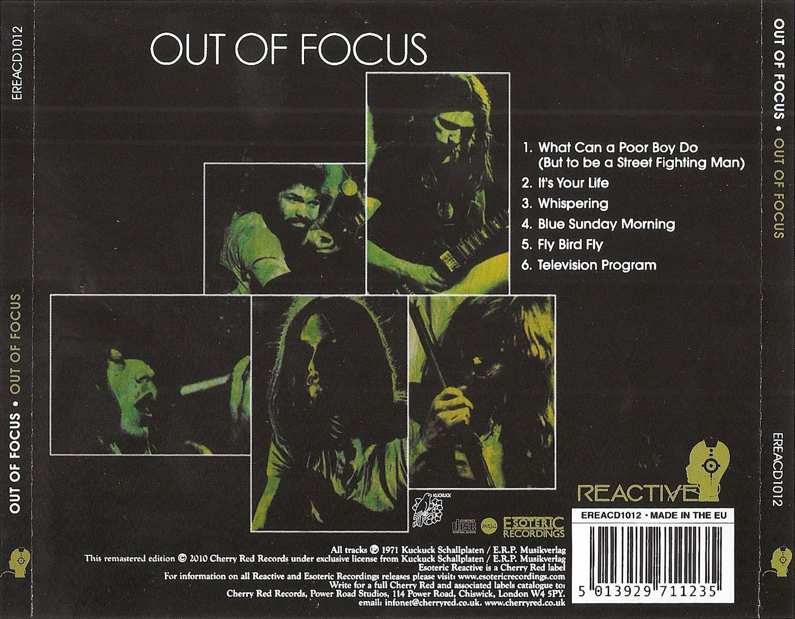 Out Of Focus: Out Of Focus (1971) {2010 Remaster} [FLAC]