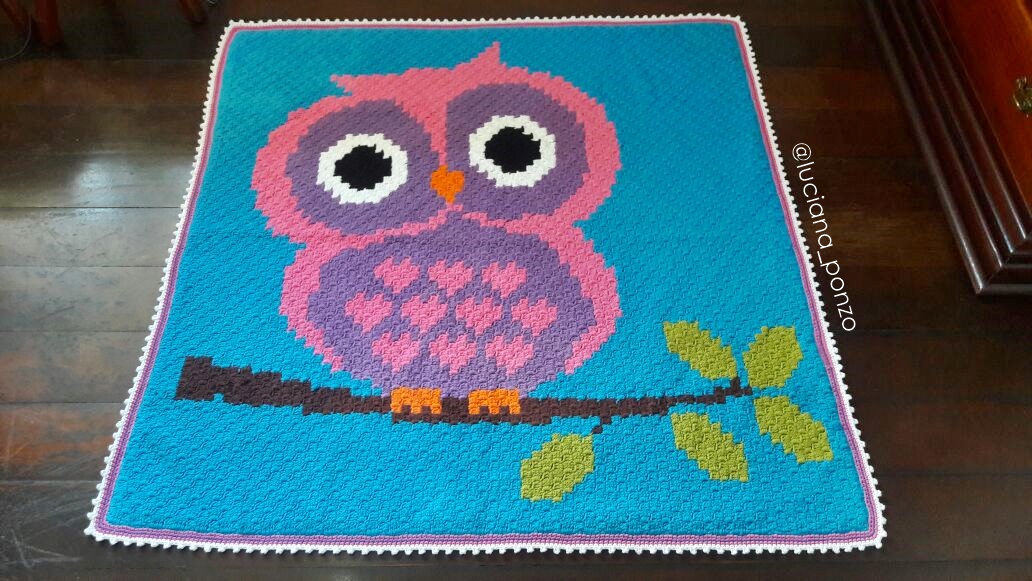 Luciana Ponzo Criações em Crochê: Tecendo de canto a canto