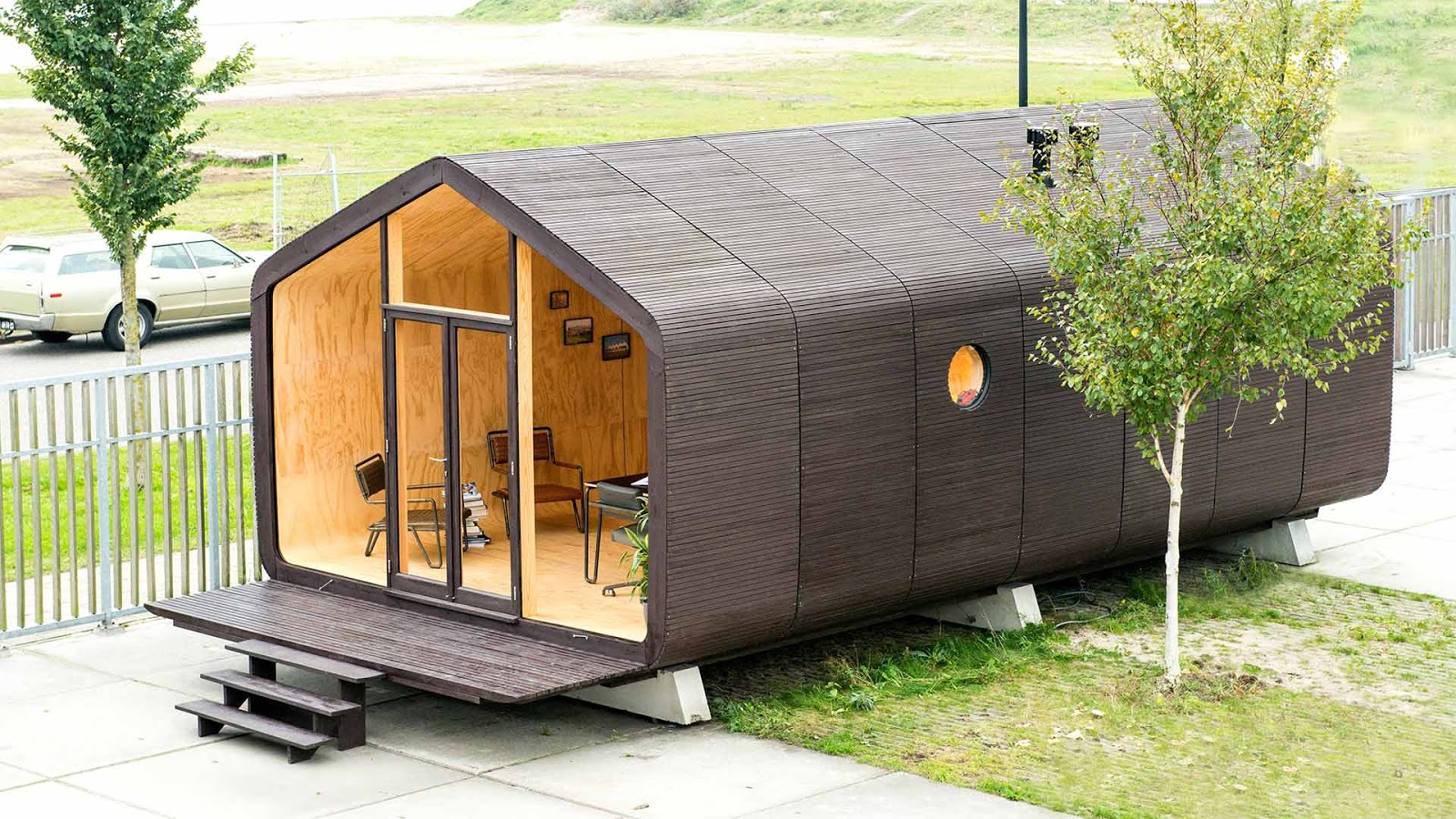 Wikkelhouse: The Cardboard Tiny Home [ TINY HOUSE TOWN ]