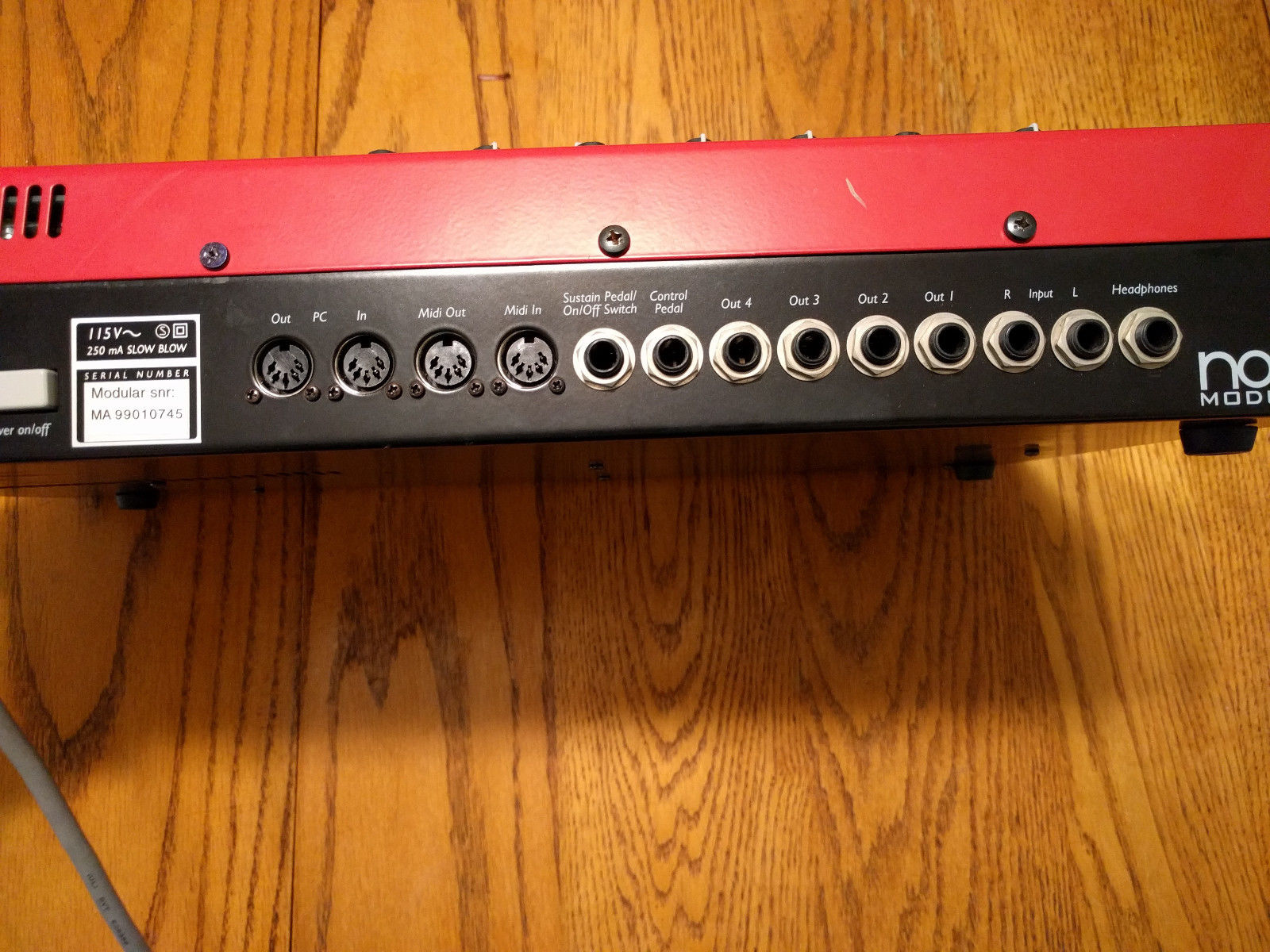 MATRIXSYNTH: Classic Nord Modular G1 Keyboard Synthesizer SN 99010745