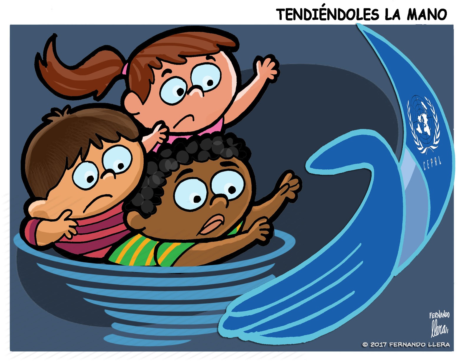 Fernando Llera Blog Cartoons: UNICEF and ECLAC provide aid for children ...