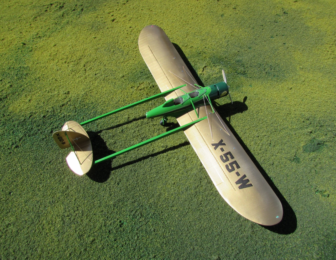 Wings of Intent: EMSCO Flying Wing, 1/72nd scale scratchbuilt