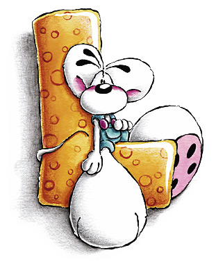 All Cliparts: Diddl Alphabet Clipart