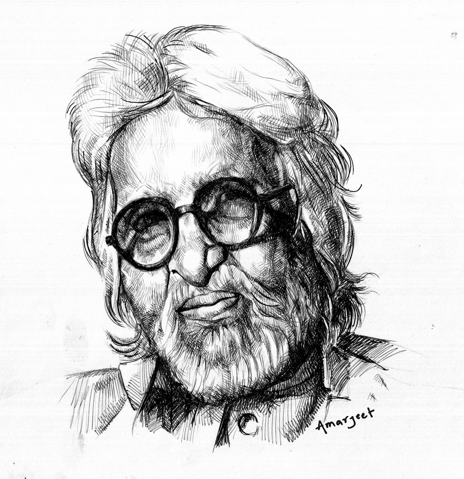 AMARJEET TILAK: M.F.Hussain made by me...