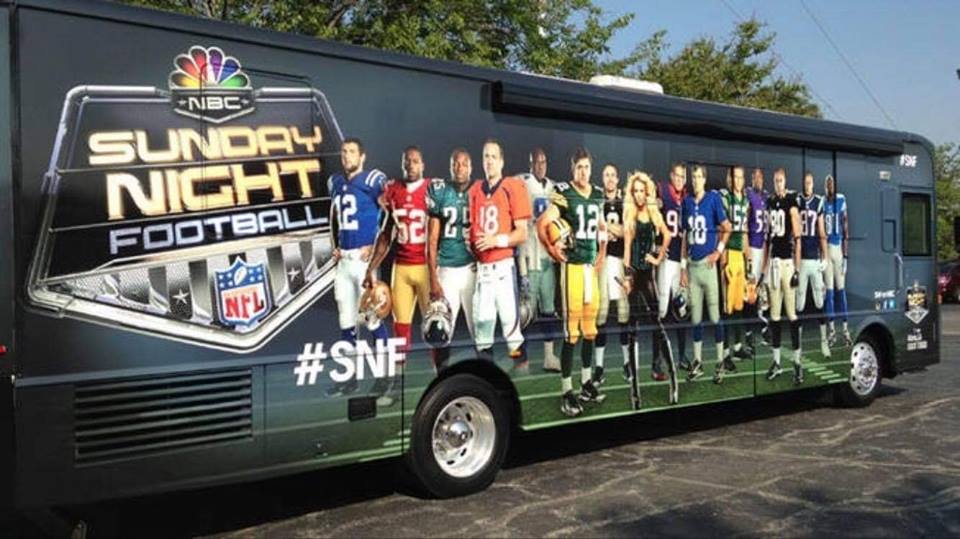 Uptown Update: All Aboard The NFL's Sunday Night Football Bus!