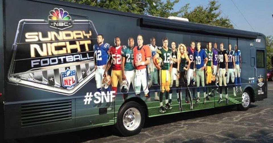 Uptown Update: All Aboard The NFL's Sunday Night Football Bus!