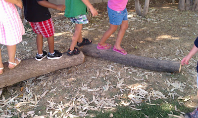 Play-Based Classroom: Tree block and logs--oh my!