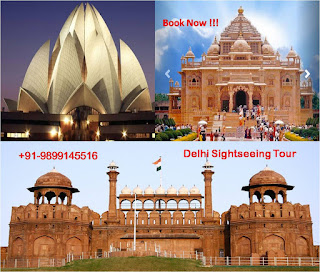 Full Day Delhi Sightseeing Tour Package 1200/-INR Parking Extra