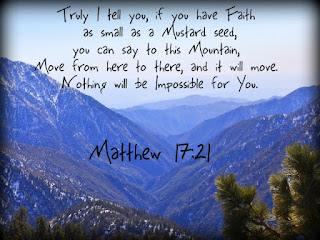 Faith to move mountains