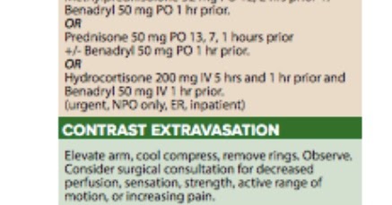 RADIOLOGIA MACARENA: contrast reactions card (ACR)