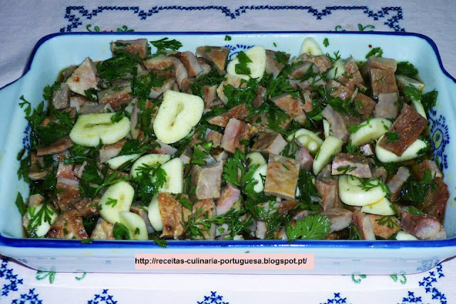 Culinária Portuguesa - Receitas Diversas & Dicas: Febras de coentrada.