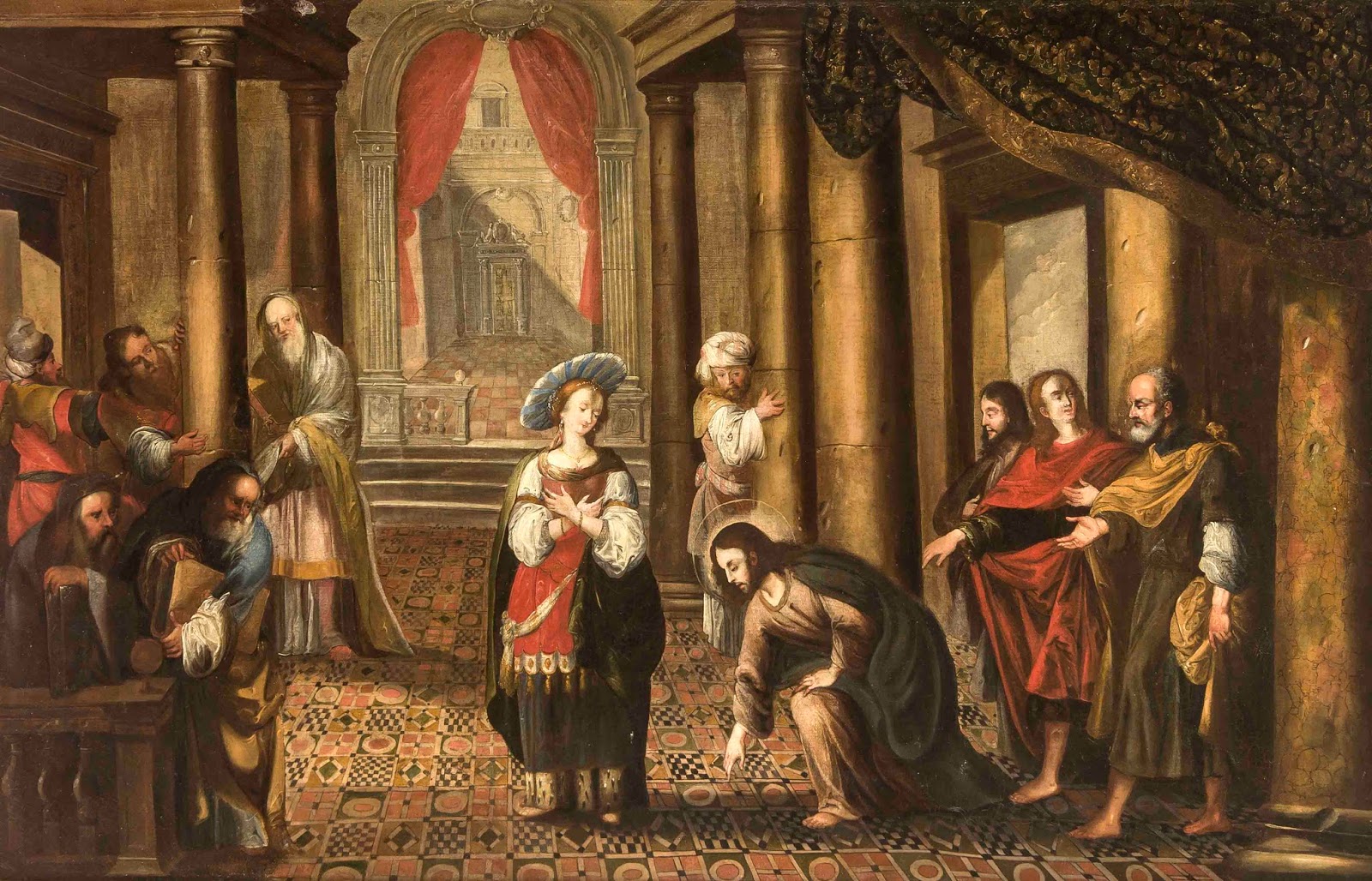 The Auction Augur: Probably Flemish, ca. 1700 Christ and the Adulterous ...