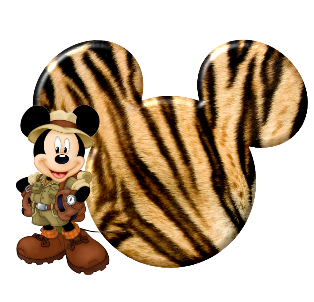 Mickey and Minnie Heads with Animal Prints. - Oh My Fiesta! in english