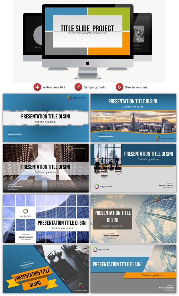 5 Cara Membuat Slide Judul Presentasi yang Keren Ala Kirman Syam | DIEN ...
