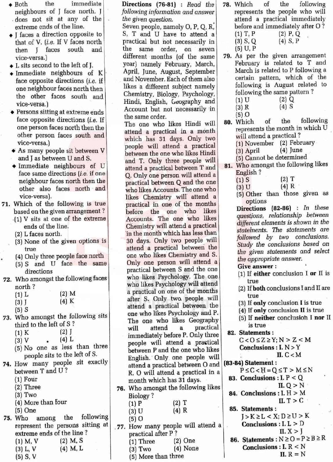SBI PO PREVIOUS YEAR QUESTION PAPER WITH SOLVED ANSWERS