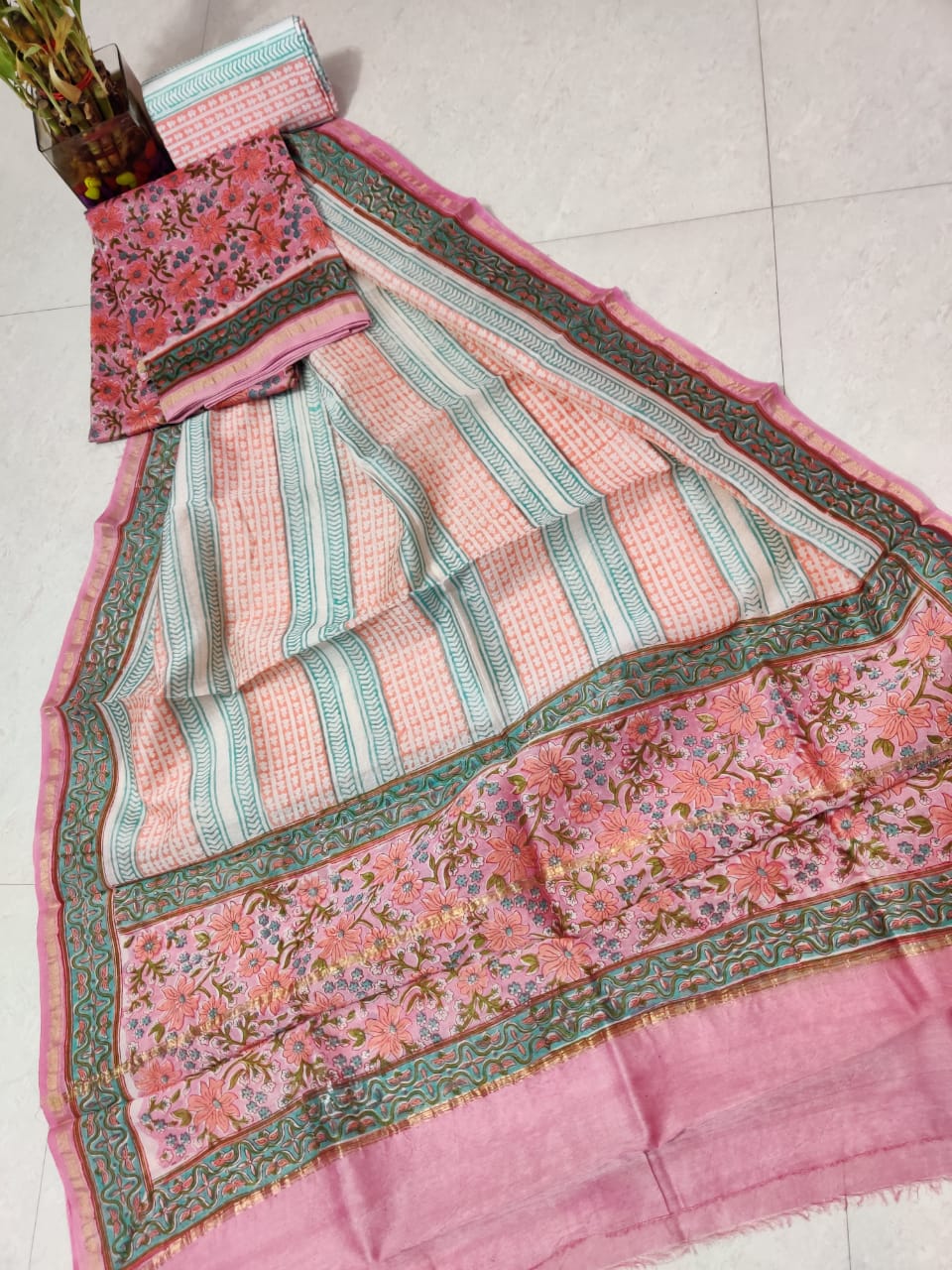 Chanderi dress materials