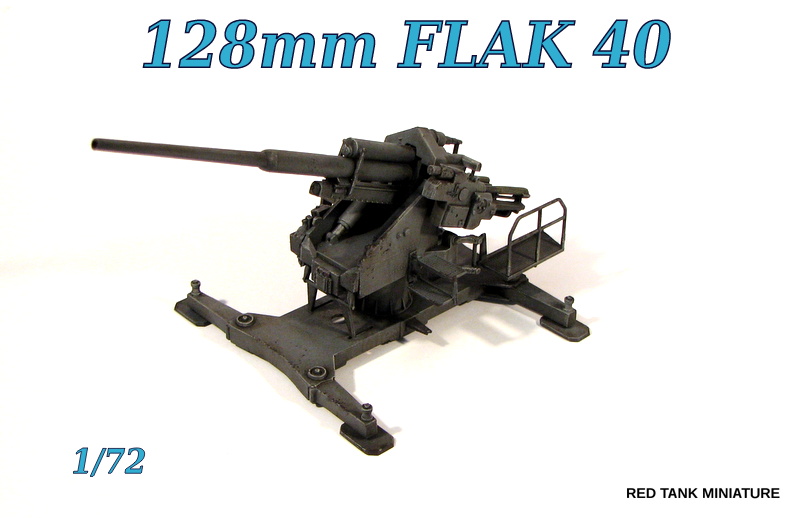 Gulumik Military Models: FLAK 40 128mm 1/72