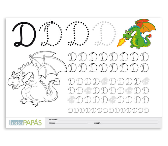 Letras para niños de kinder - Imagui