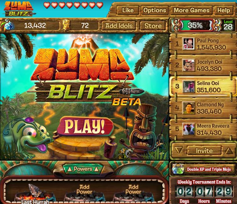 Review: Zuma Blitz on Facebook