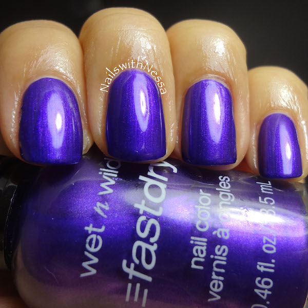 Wet n Wild Fast Dry: Buffy the Violet Slayer |Nails with Nessa