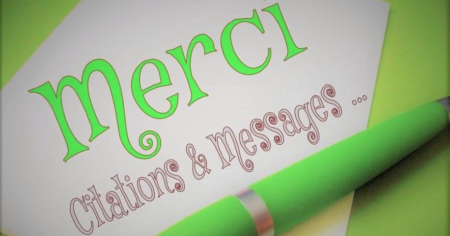 Messages pour dire merci et citation de remerciement | Poèmes & Poésies