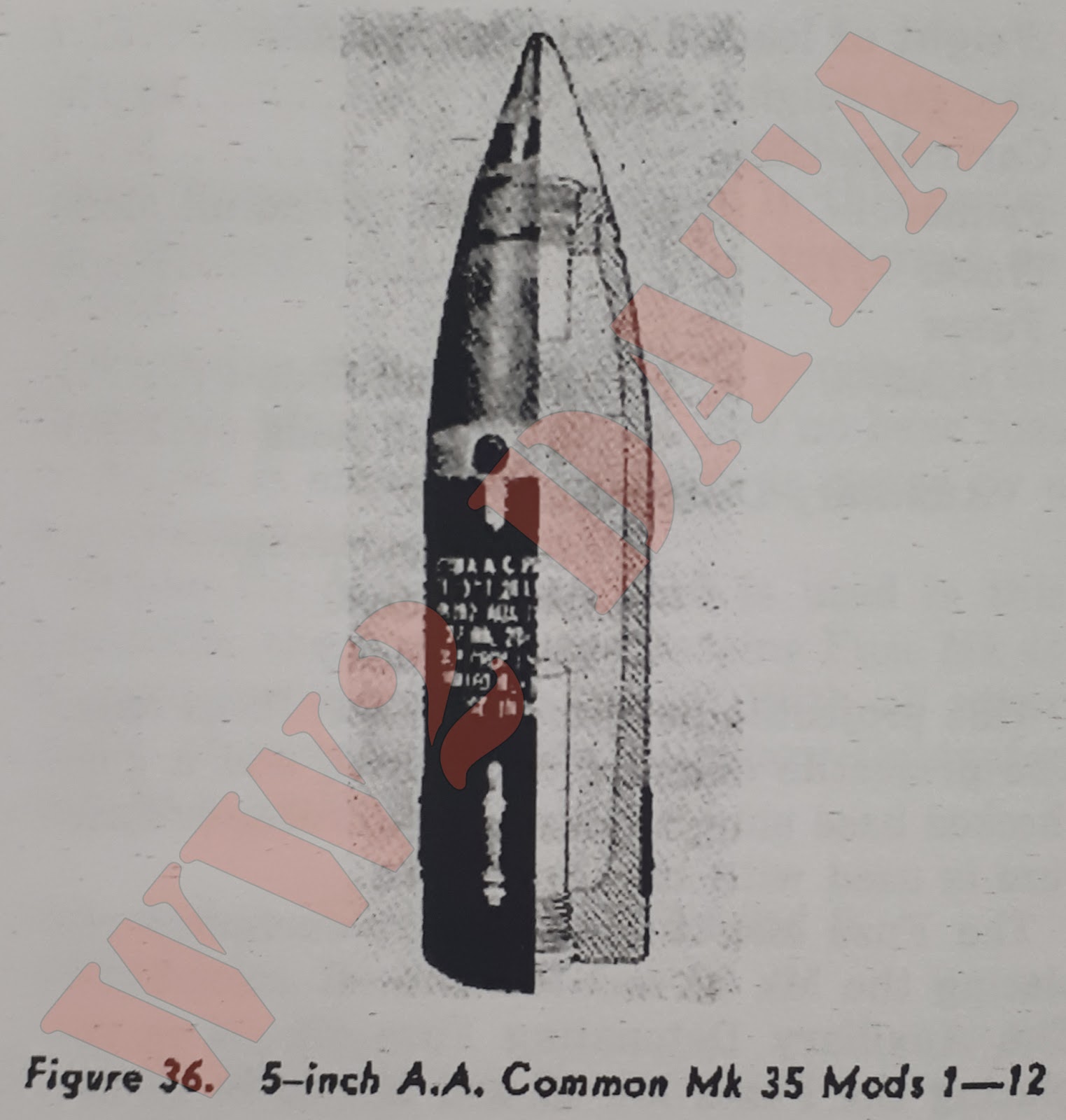 WW2 Equipment Data: American Projectiles and Explosives - 5-inch ...