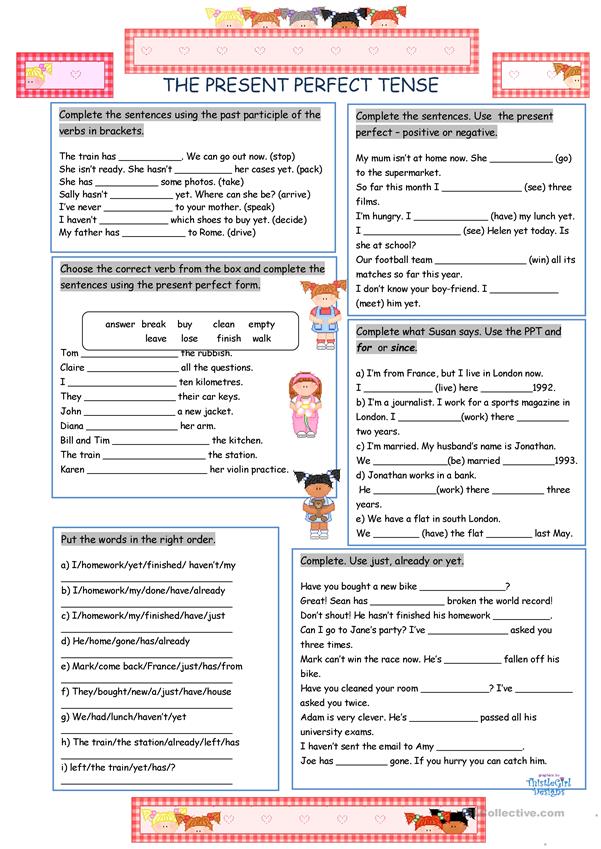 Form 5 Present Perfect do The Exercises form-5-present-perfect-do-the-exercises