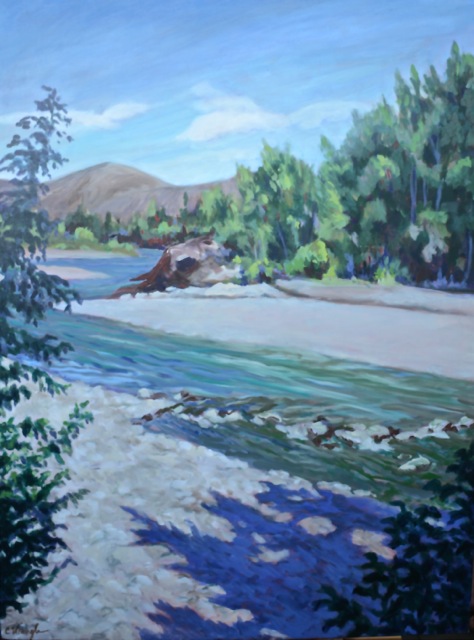 Confluence Gallery and Art Center: Cheryl Wrangle at Mazama Country Inn ...