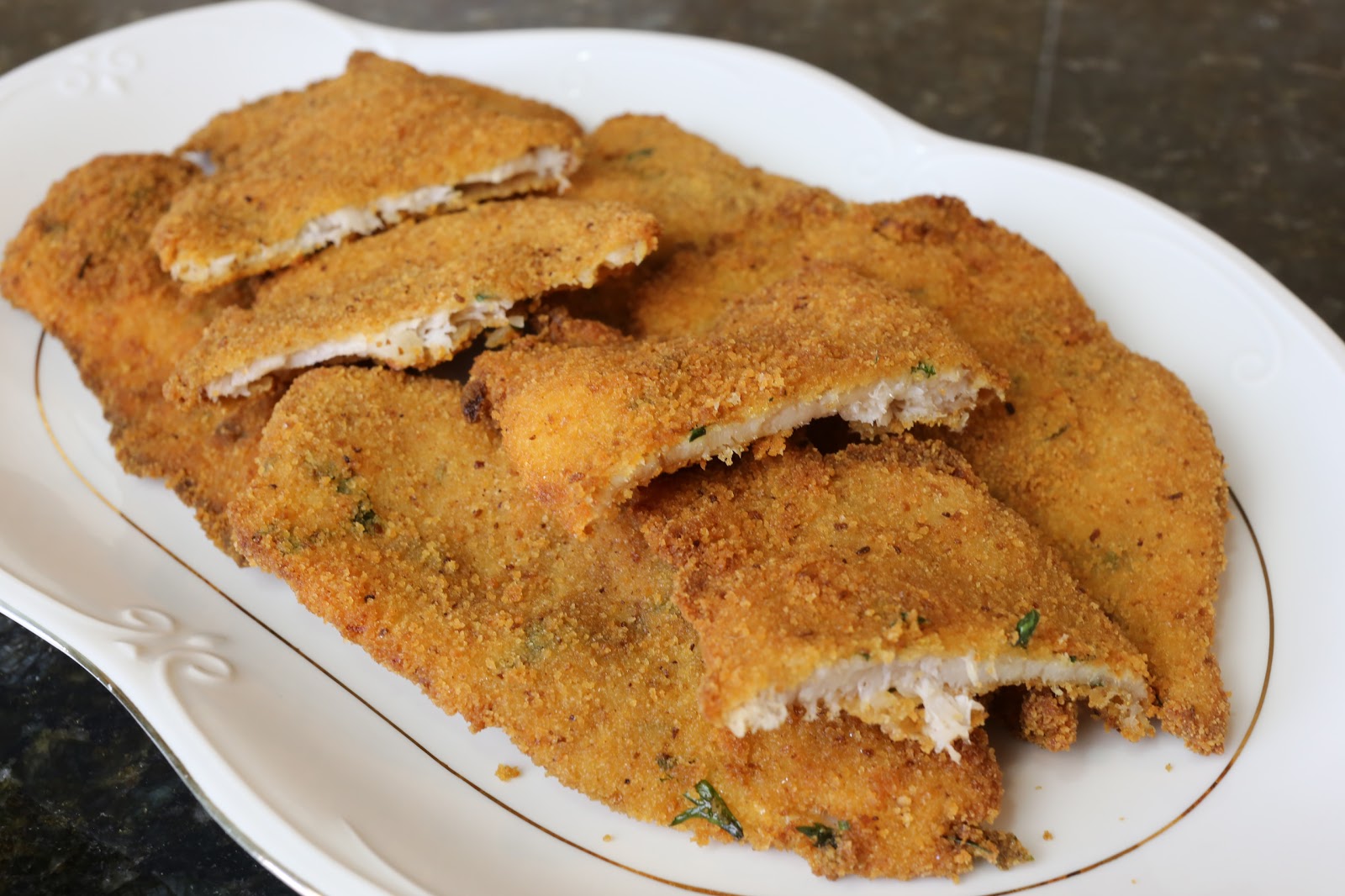 Cocina andaluza: Filetes de perca empanados