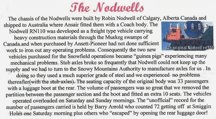 Australian Alpine Oversnow Equipment: Nodwell - Foremost