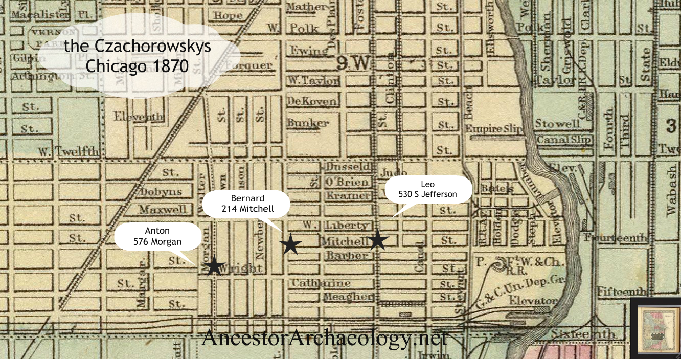 Ancestor Archaeology: The Czachorowskys | From Prussia to Chicago: 1870 ...