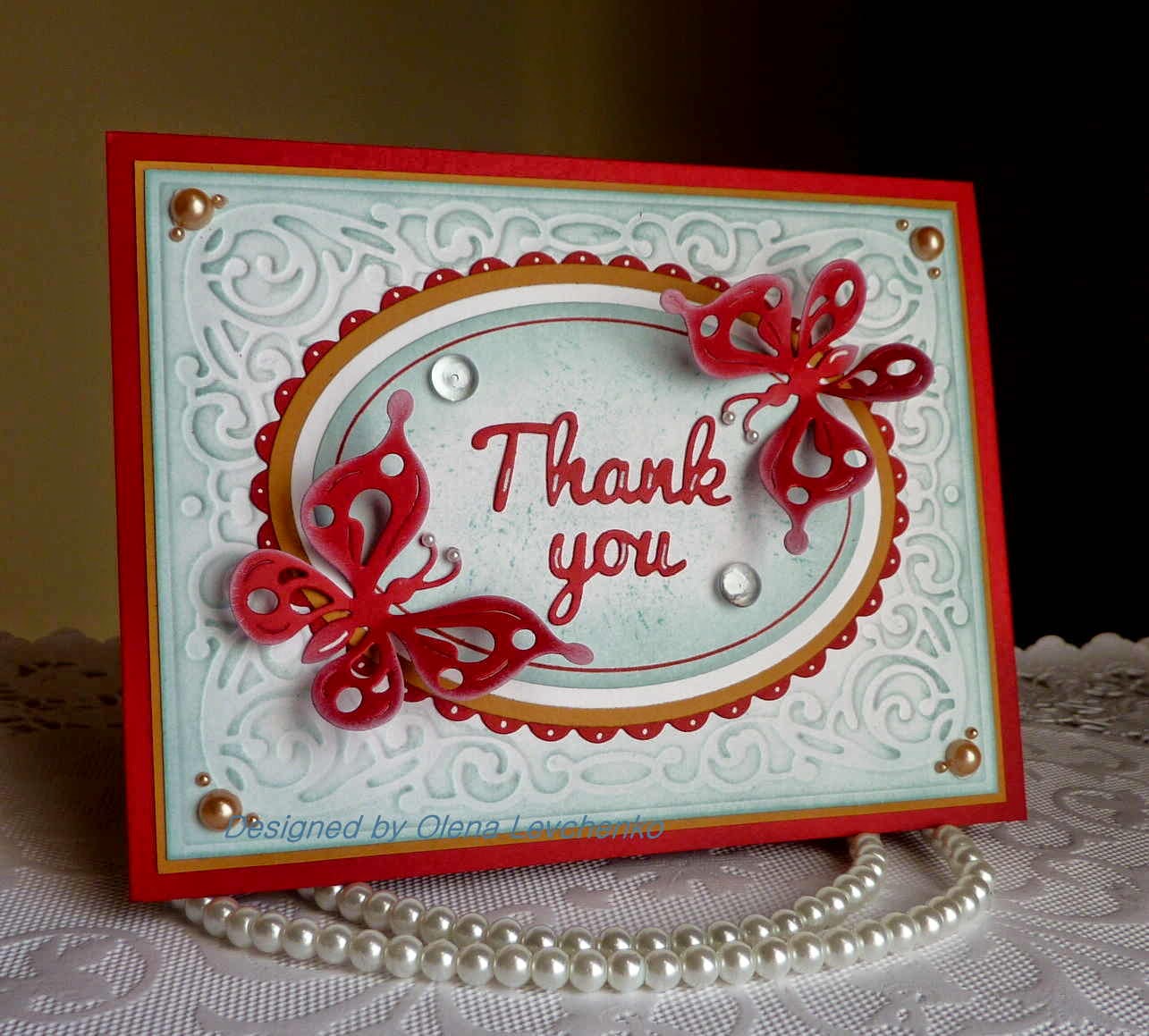 CottageCutz: Thank you card