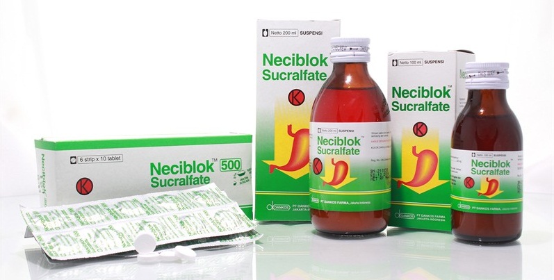 Neciblok, Sucralfat, Indikasi, Dosis, dan Efek Samping - OBATGeneric