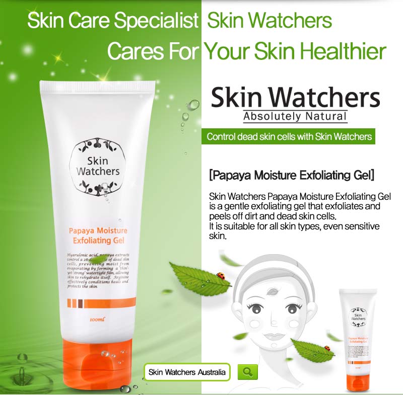 The garden of everything.: [SKIN WATCHERS] Papaya Exfoliating Moisture Gel.